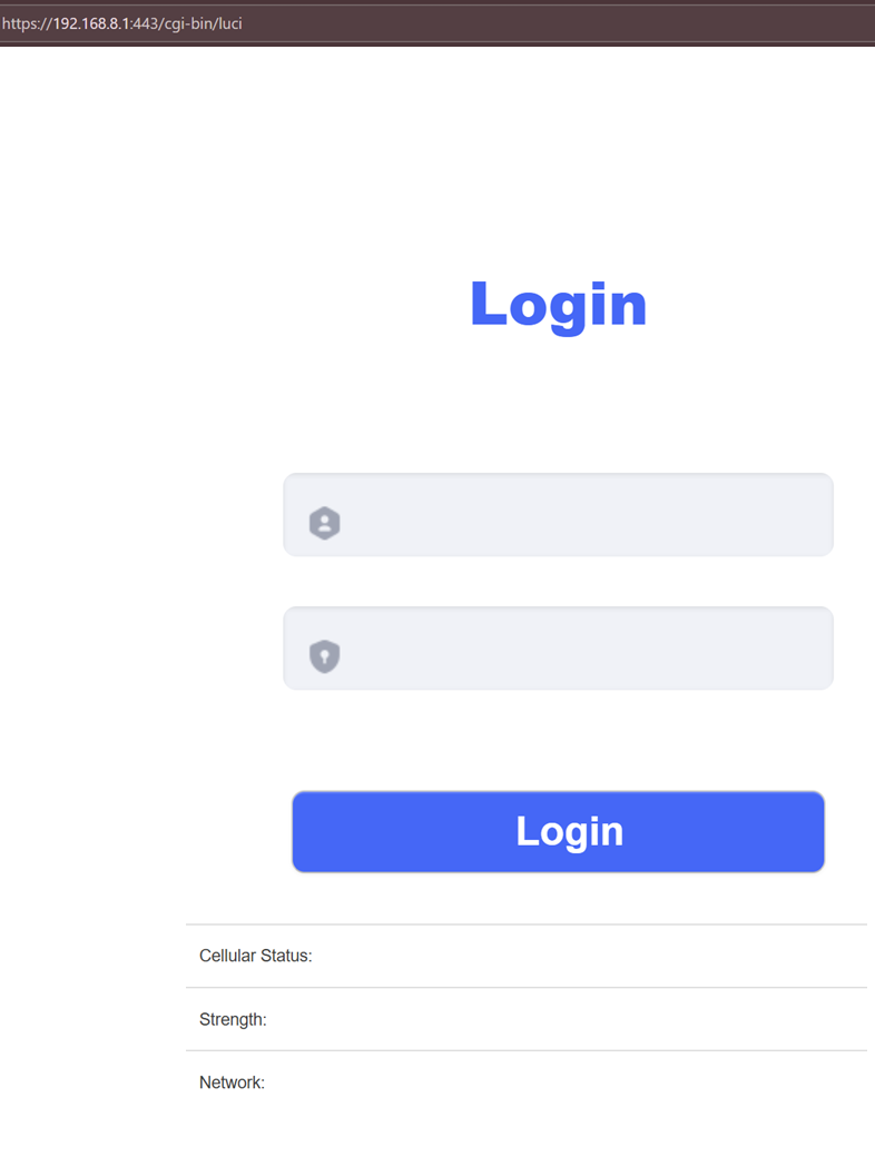 How to access the router's web interface